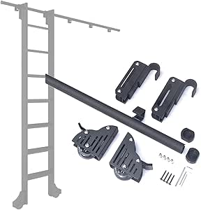 Amazon.com: Rolling Library Ladder Hardware Kit(No Ladder),Pulley Wall ...