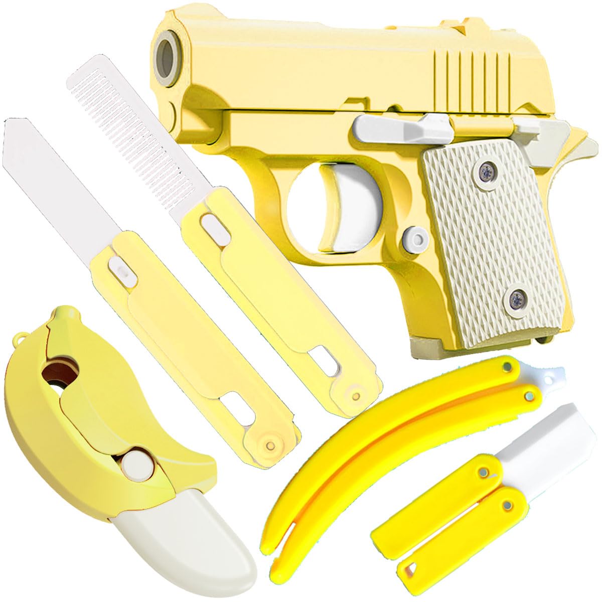 Snapklik.com : Fidget Gun Toy, Fidget Blaster Gun 1911 Titan Stress ...