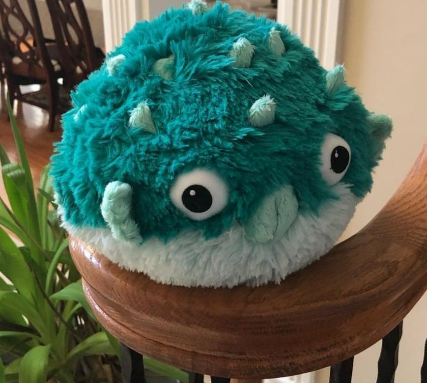 Amazon.com: Squishable / Mini Squishable Teal Pufferfish - 7" : Toys & Games