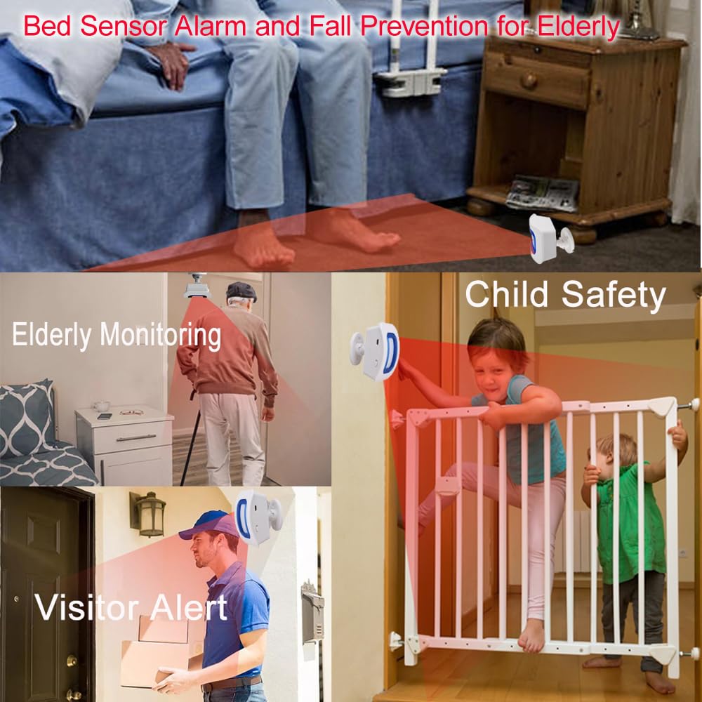 Snapklik.com : WiFi Smart Bed Sensor Alarm And Fall Prevention For ...