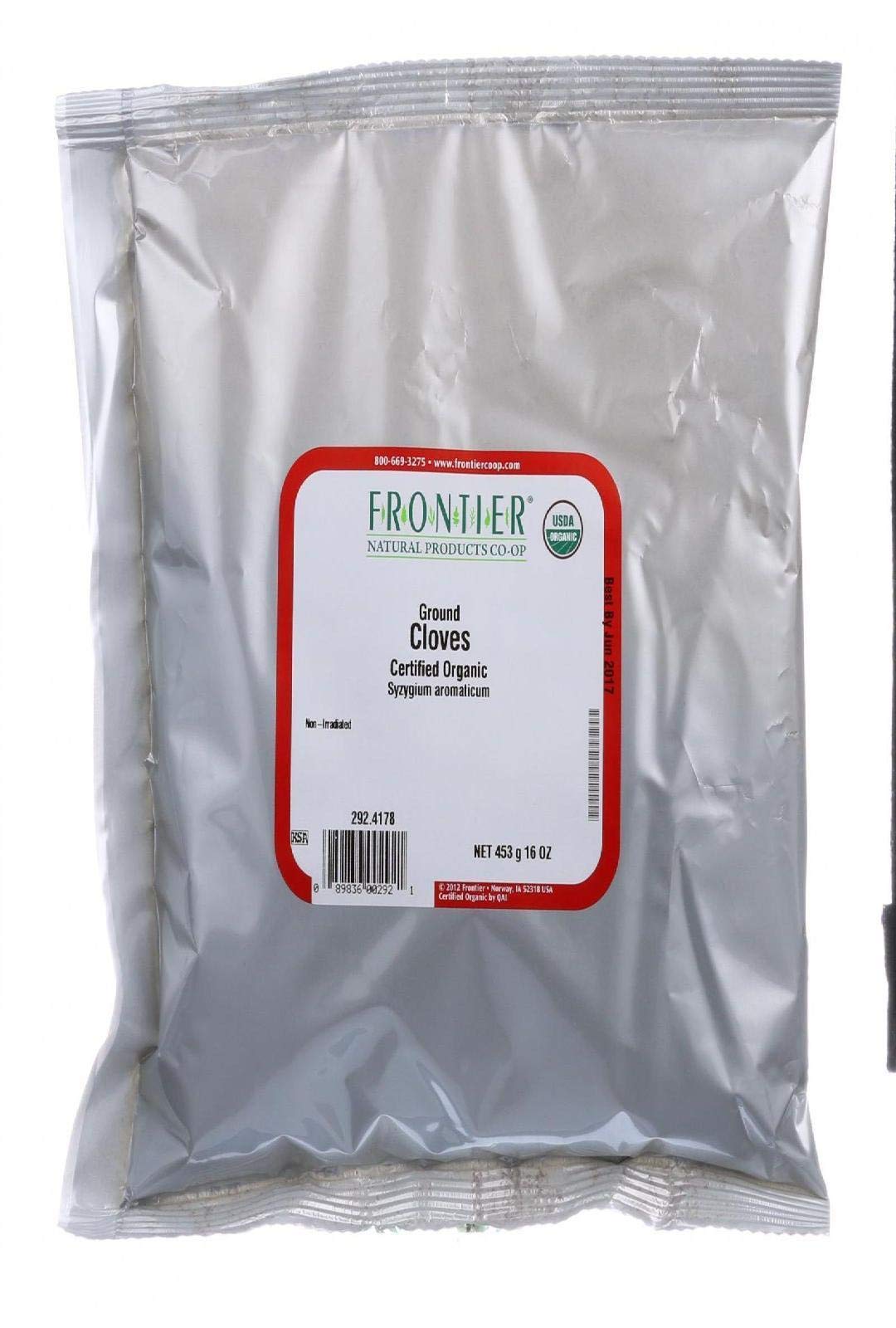 Amazon.com : Frontier Co-op Organic Ground Cloves, 1-pound Bulk Bag ...