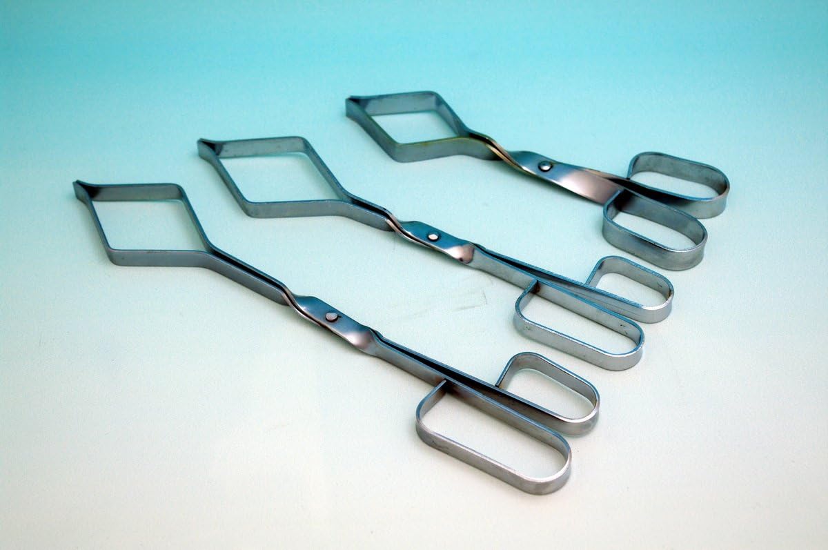 Amazon.com: Beyondsupply-one Lab Beaker Steel Electroplating Tongs Jaws ...