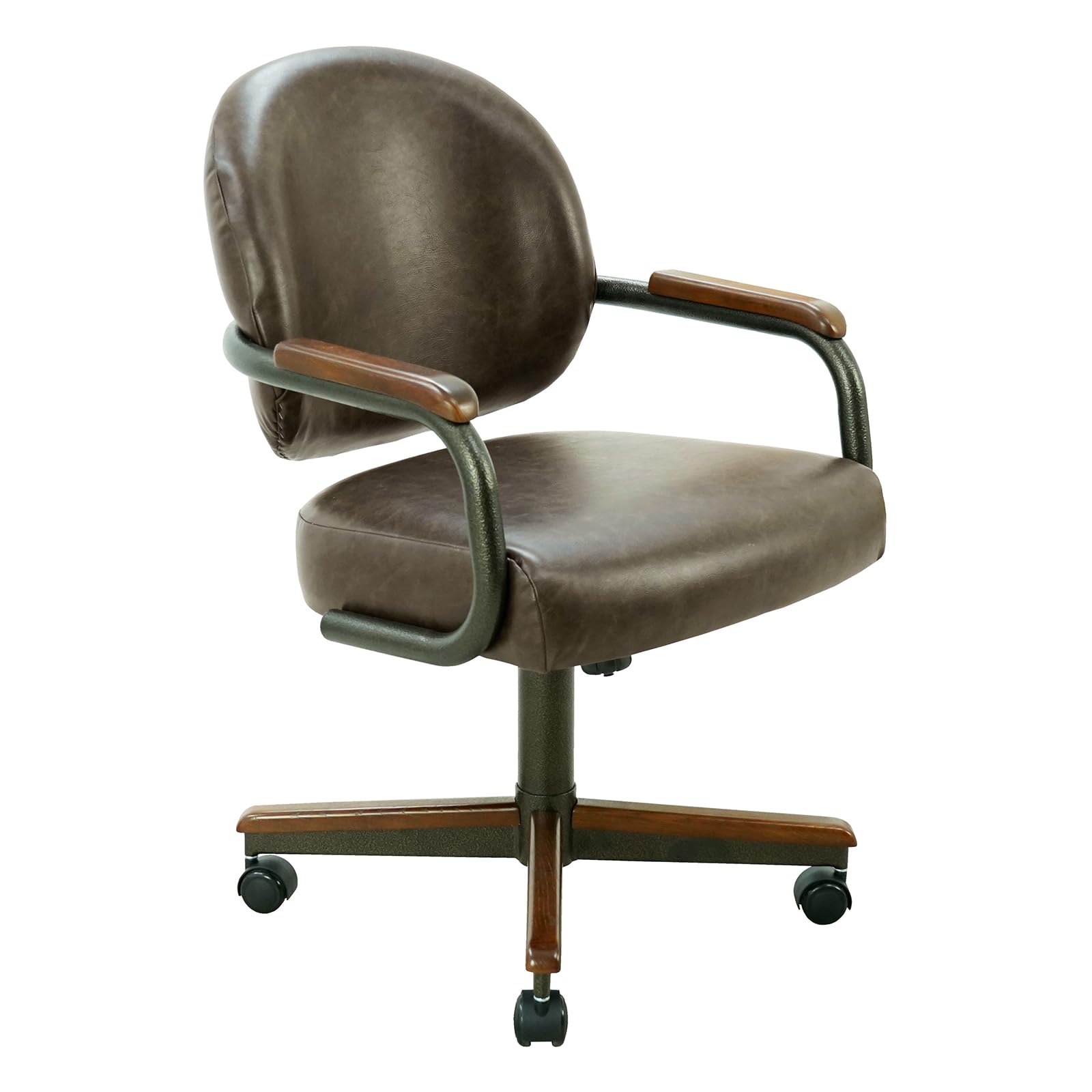 Amazon.com - Chromcraft Caster Swivel Tilt Dining Chairs, Ultra Comfy ...