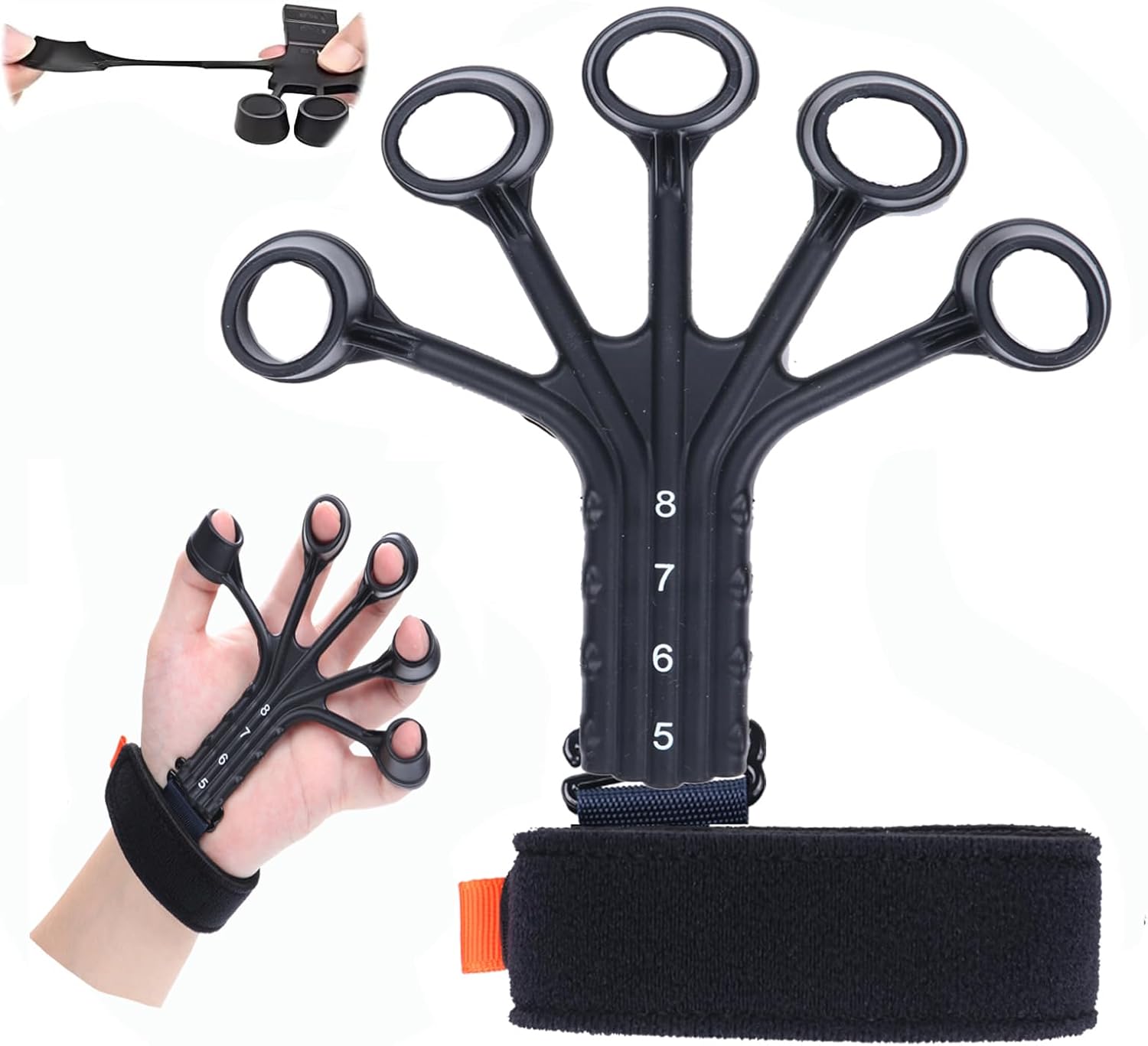 Amazon.com : TJYAEKLTD Finger Strengthener, Gripster for Veins, Hand ...