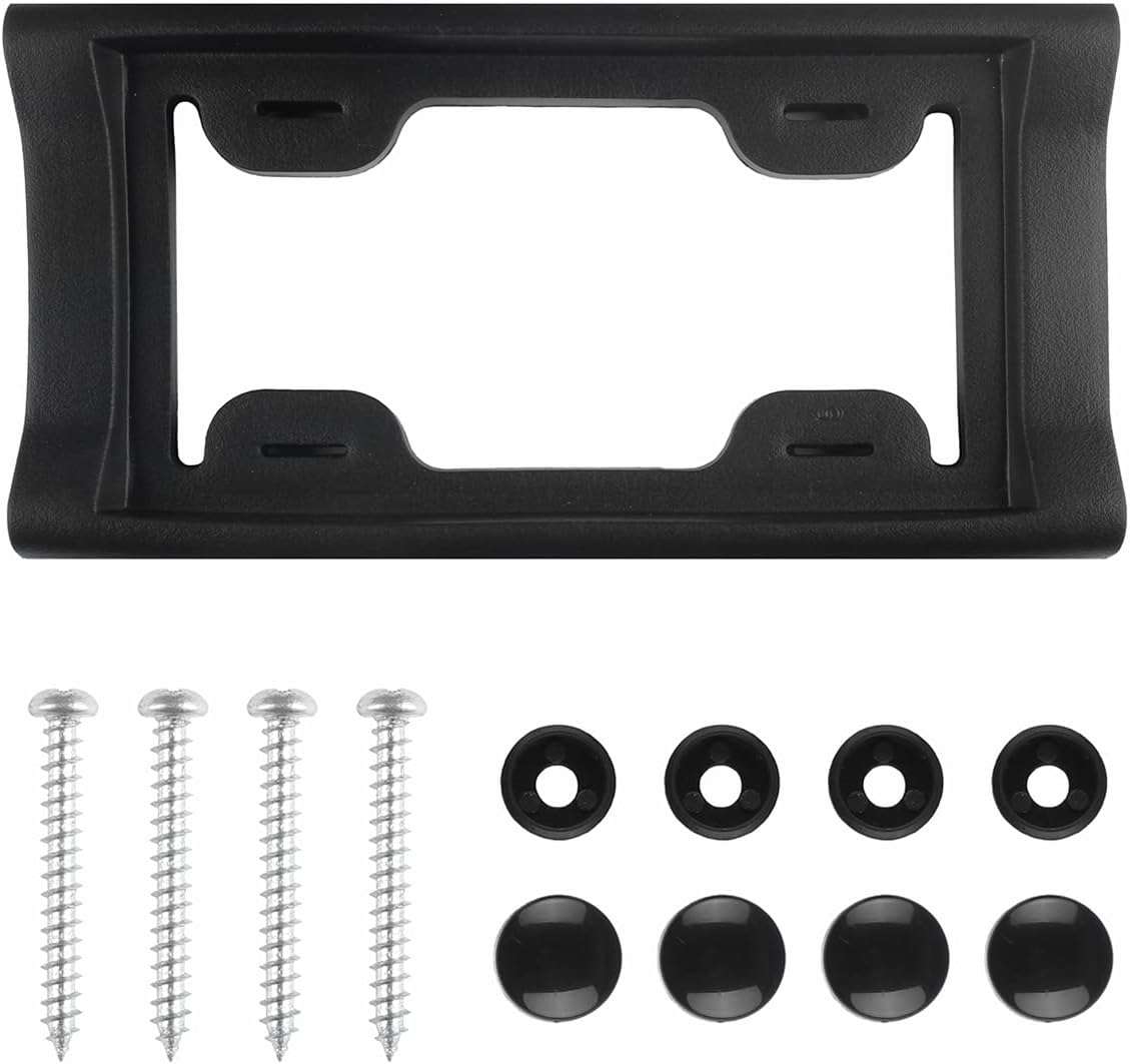 Amazon.com: License Plate Bumper Guard, 2.3" Thick Rubber License Plate ...