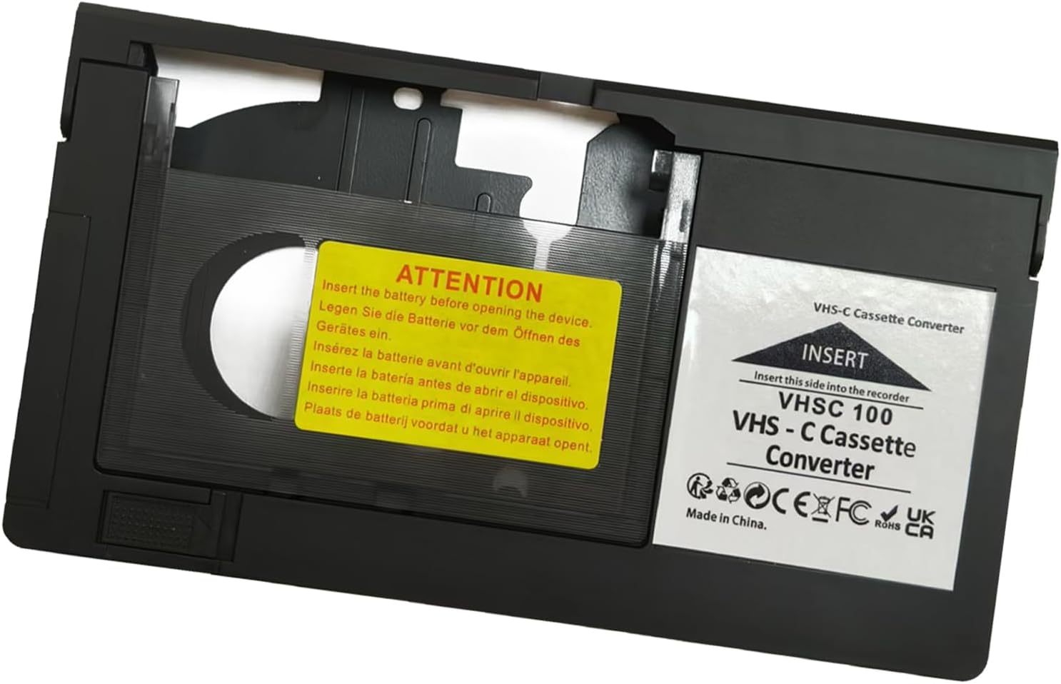 Amazon.com: VHS-C Tape Cassette Adapter for Camcorders Motorized VHS ...