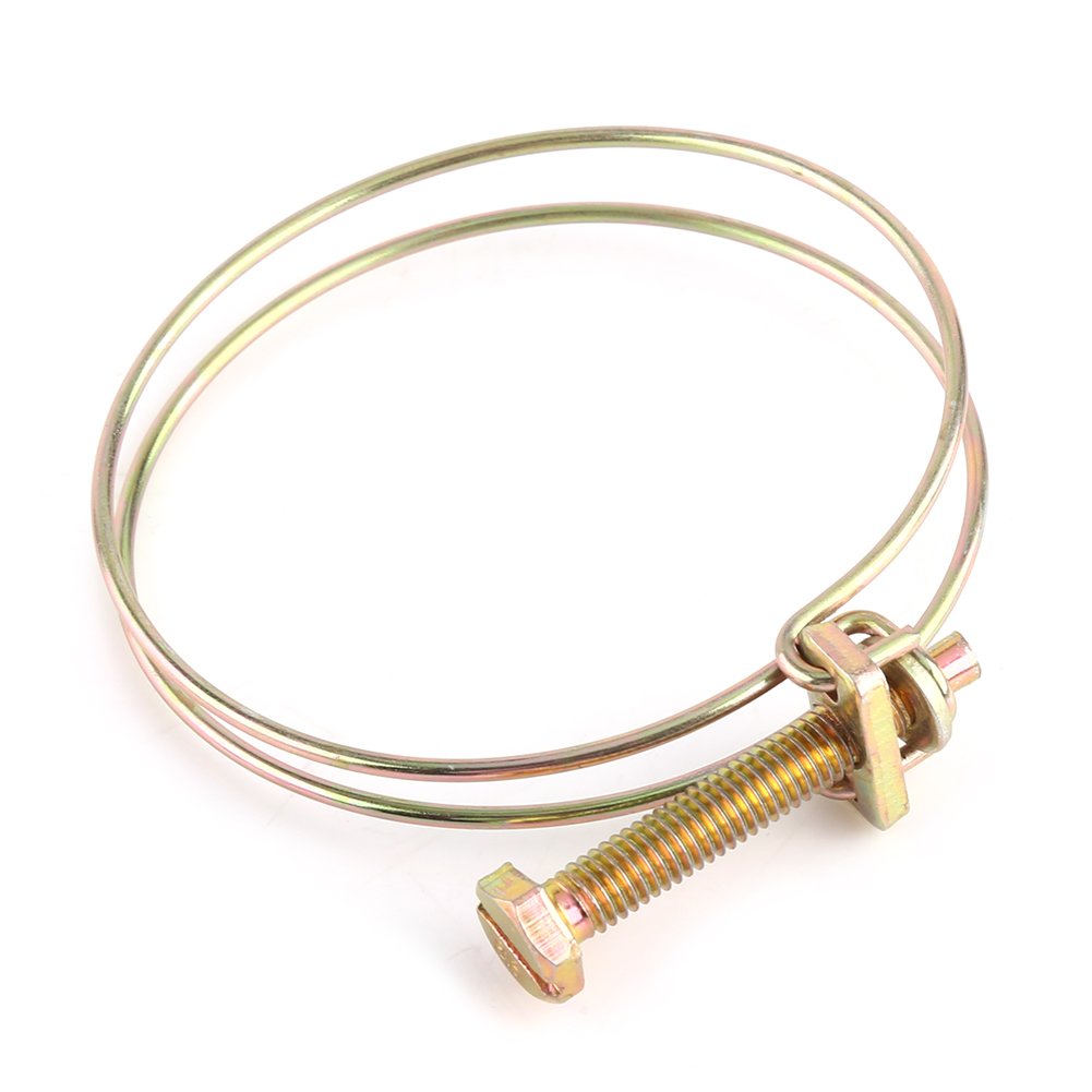 Snapklik.com : 10pcs Double Wire Hose Clips Adjustable Double Wire ...