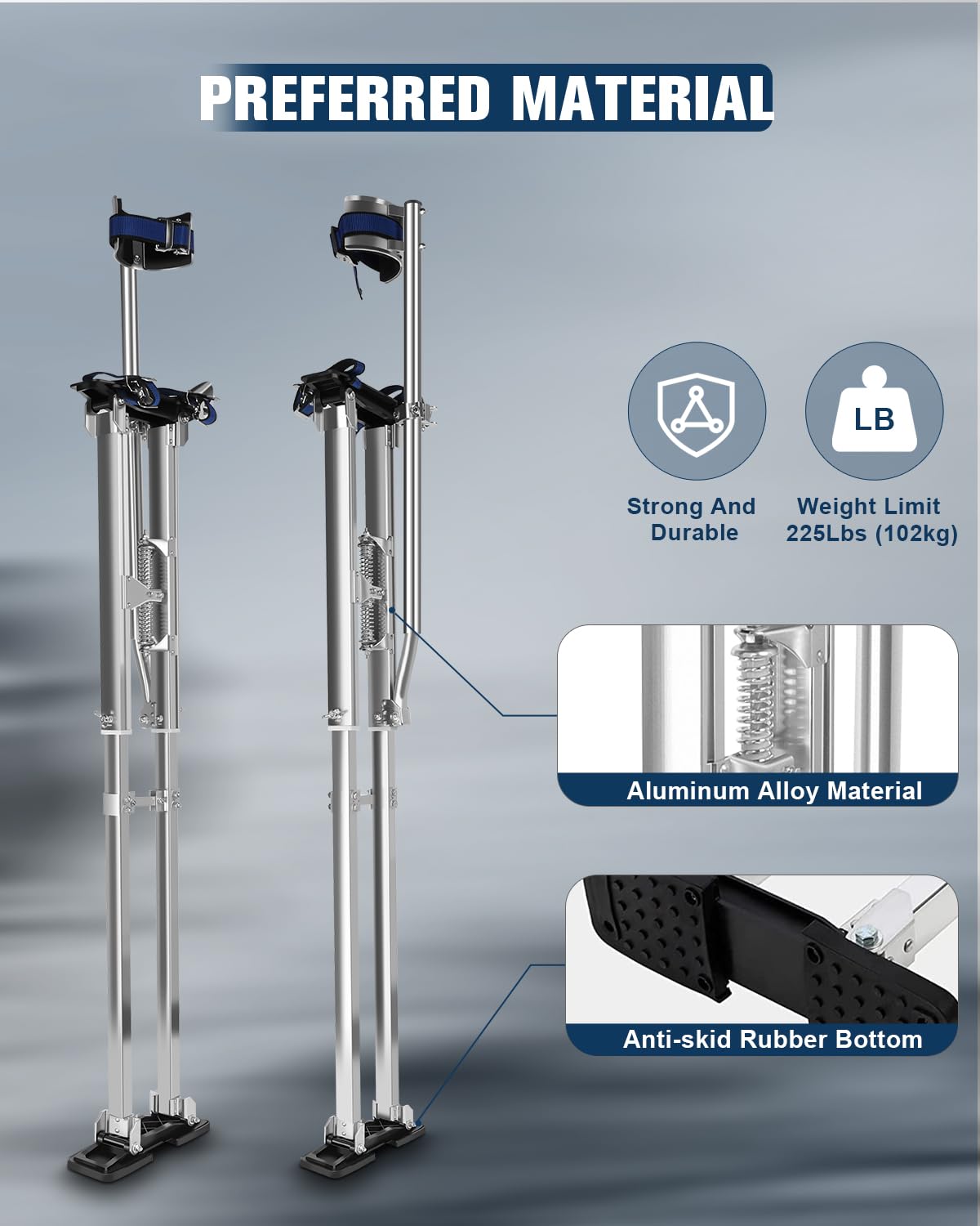 Snapklik.com : Drywall Stilts, 48-64 Drywall Stilts For Adults ...