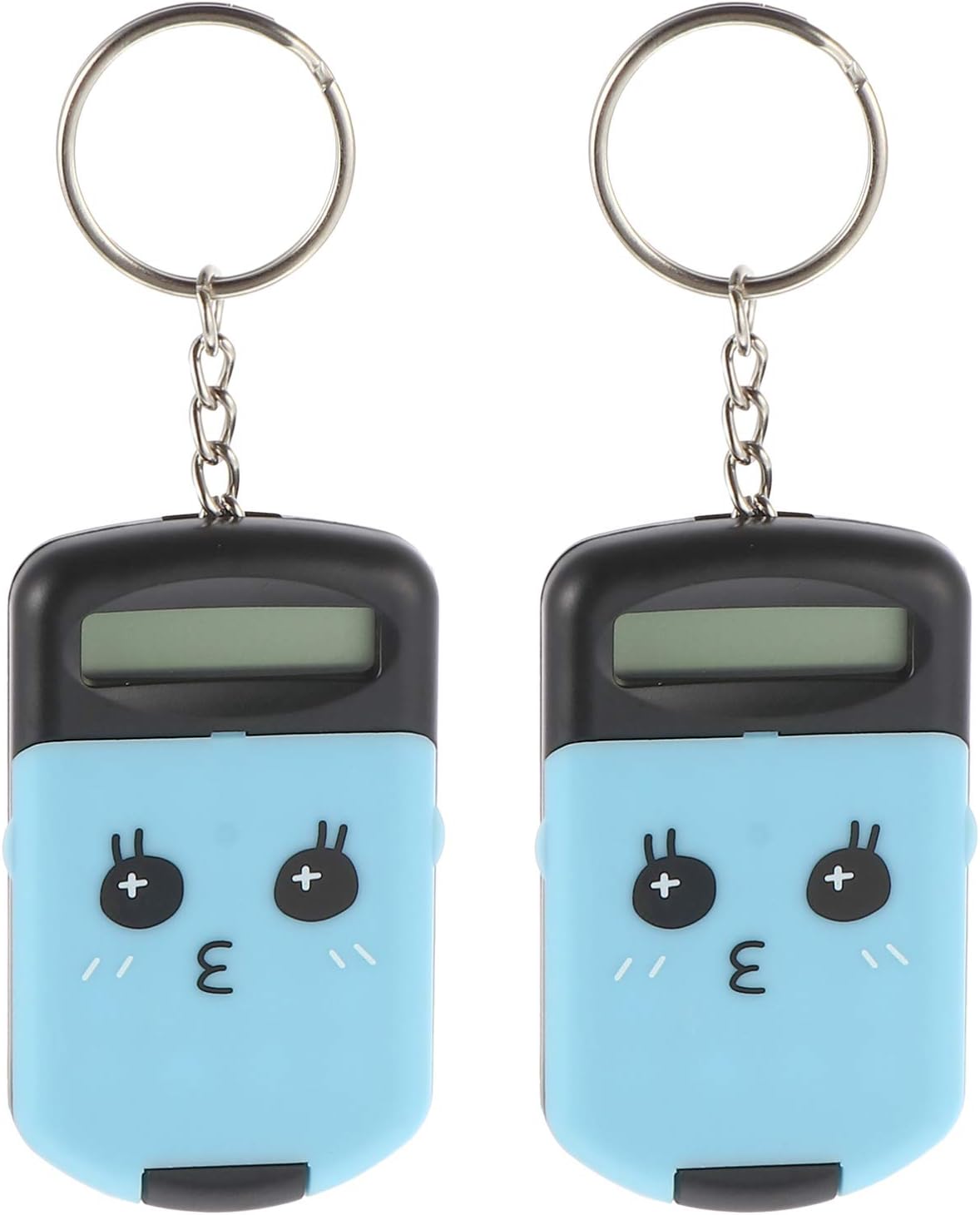 Amazon.com : TOYANDONA 2pcs Mini Calculator Keychain Portable Cute ...