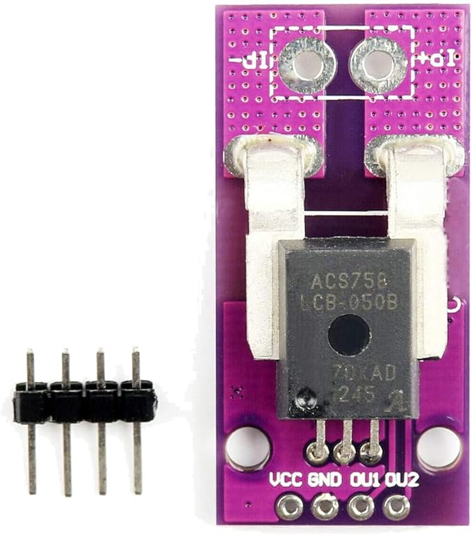 Hiletgo Acs758 Acs758lcb 050b Pff T 50a Linear Current Sensor Acs758lcb Current Modul 120 Khz