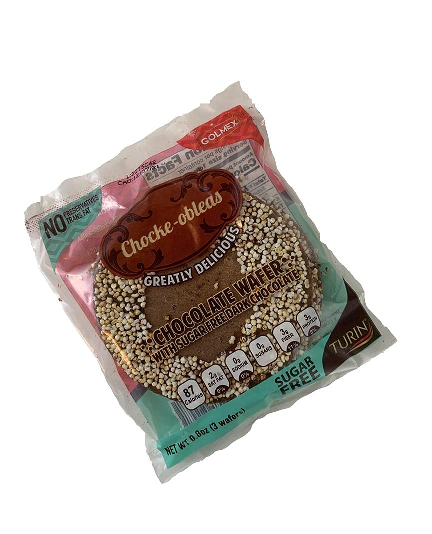 Buy Chocke-Obleas Amaranth Wafer filled with Sugar Free Turin chocolate ...