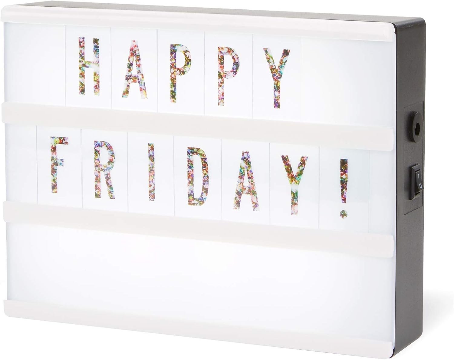 Amazon.com : C.R. Gibson Customizable Light Box Office Sign, 7.5'' W x ...