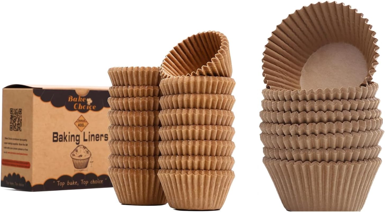 Amazon.com: Bake Choice Non-stick 200pcs Standard Cupcake Liners and ...