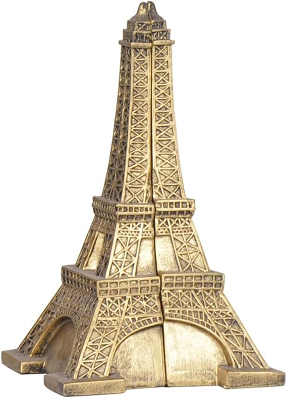 Amazon.com: YBYB Bookends Paris Eiffel Tower Bookends European Retro ...