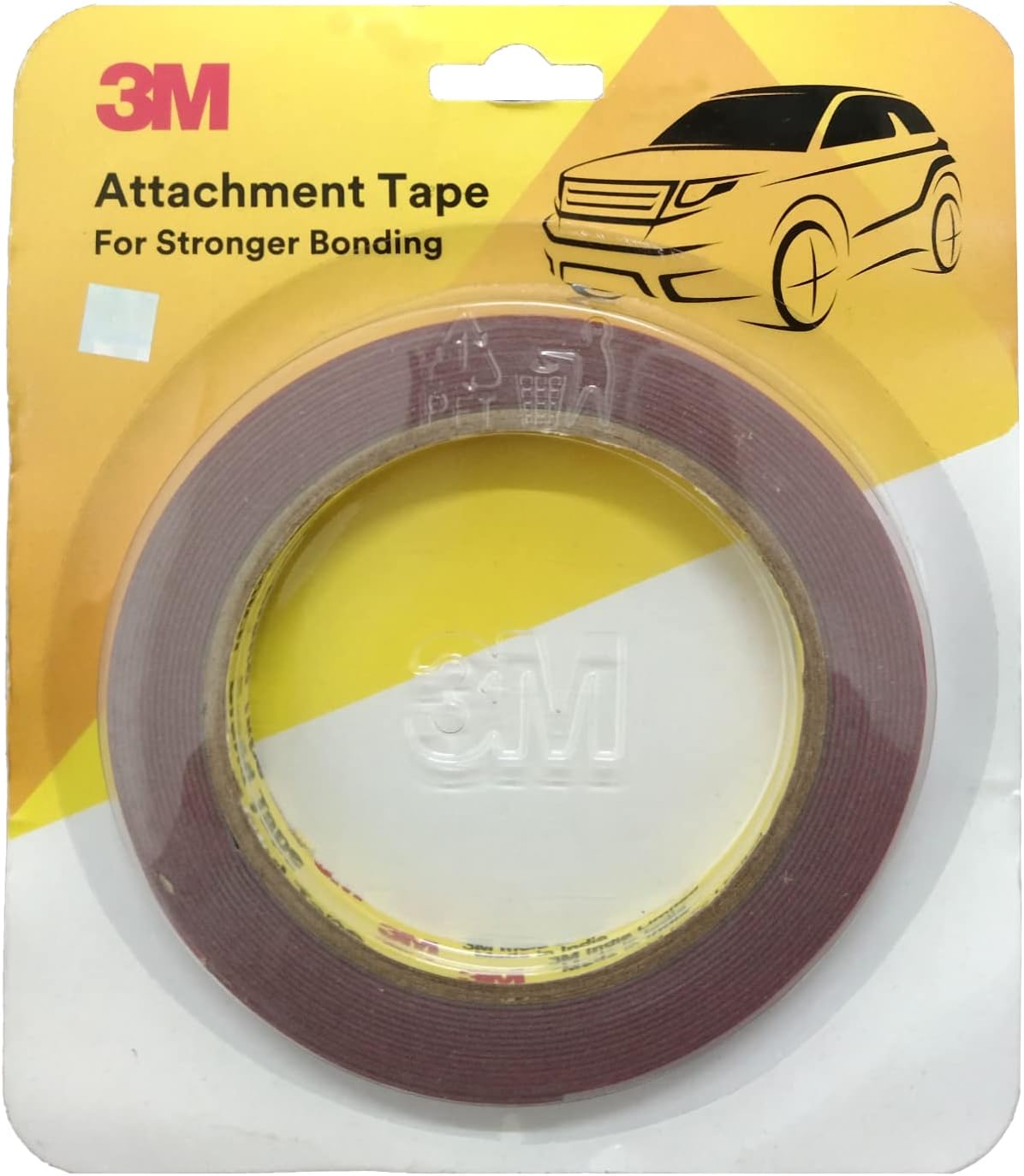 3M Attachment Tape for Stronger Bonding, Interior & Exterior Use in ...
