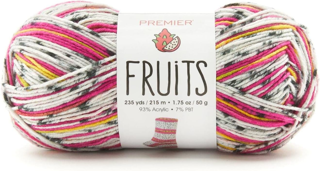 Amazon.com: Premier Yarns Bloom DK Weight Yarn, Self-Patterning Yarn ...