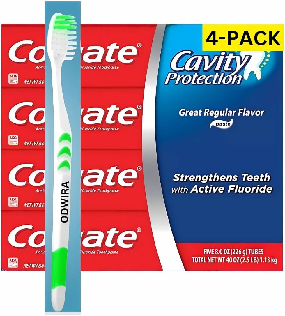 Amazon.com: 4-Pack Cavity Protection Fresh Toothpaste with Fluoride ...