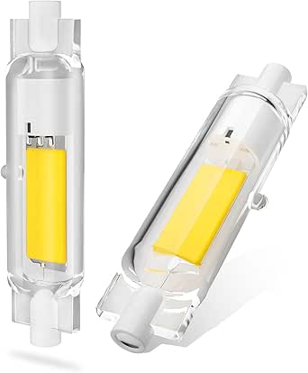 R7S 78mm LED Bulb Dimmable 20W Warm White 3000K COB Filament Chip J78 ...