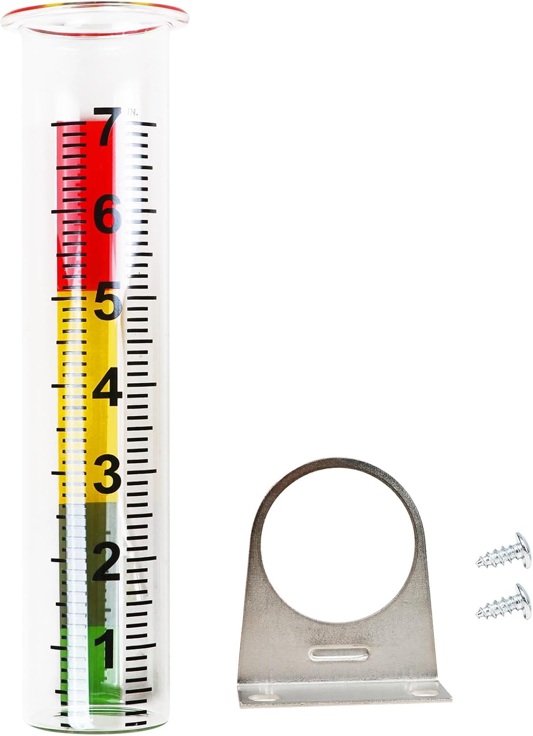 Amazon.com : Pankousa 7” Outdoor rain gage, Frost and Scratch Resistant ...