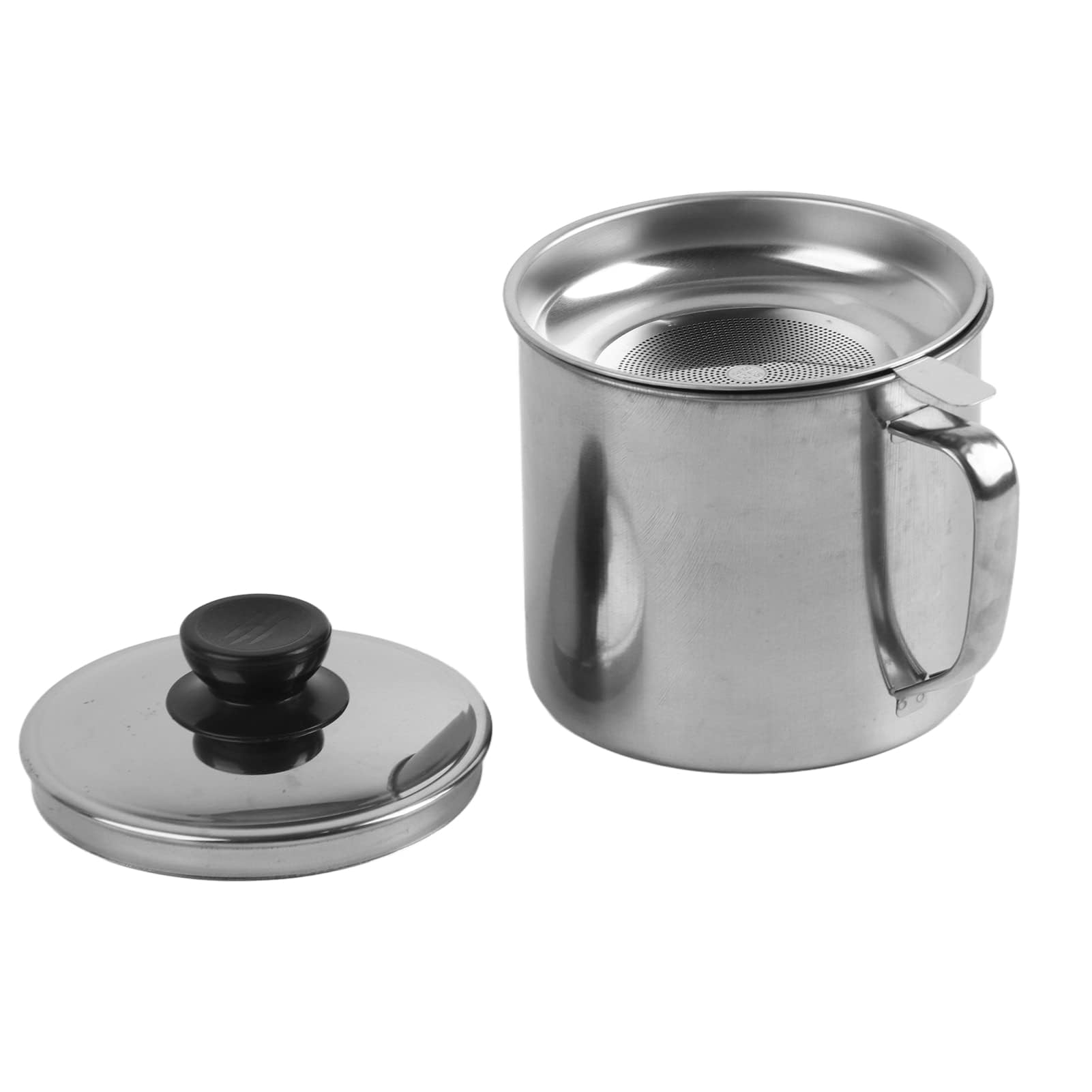 Amazon.com: Cooking Grease Container, 1.3L Stainless Steel Bacon Grease ...