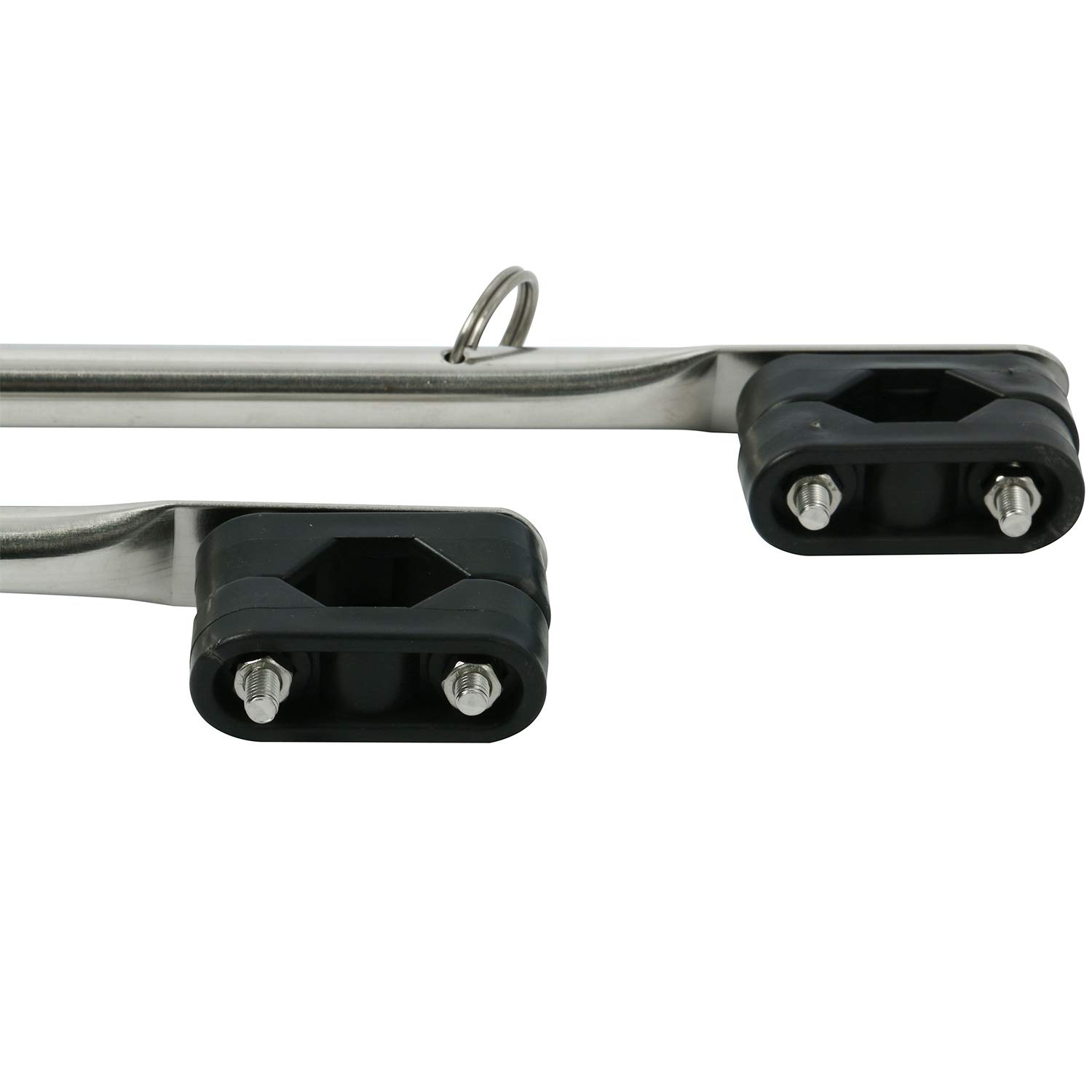 Snapklik.com : 2 Pcs Boat Flag Pole, 155” Stainless Steel Boat Flagpole ...