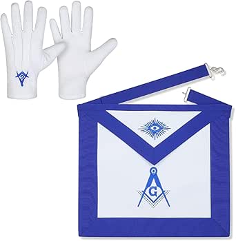 Amazon.com: Ibiisu Premium Lambskin Masonic Blue Lodge Master Mason ...