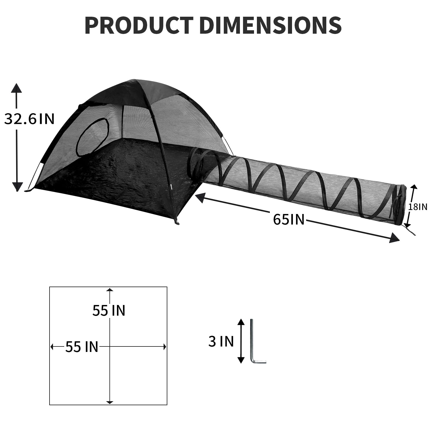 Snapklik.com : Rest-Eazzzy Cat Tent Outdoor, Pet Enclosure Tent ...