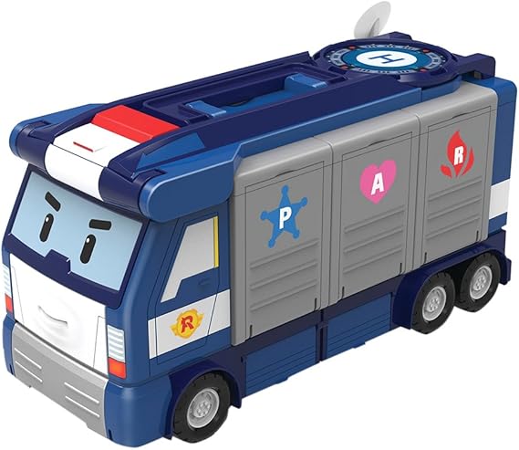 Amazon.com: Robocar POLI Toys, Mobile Headquarters, 3-in-1 Transforming ...