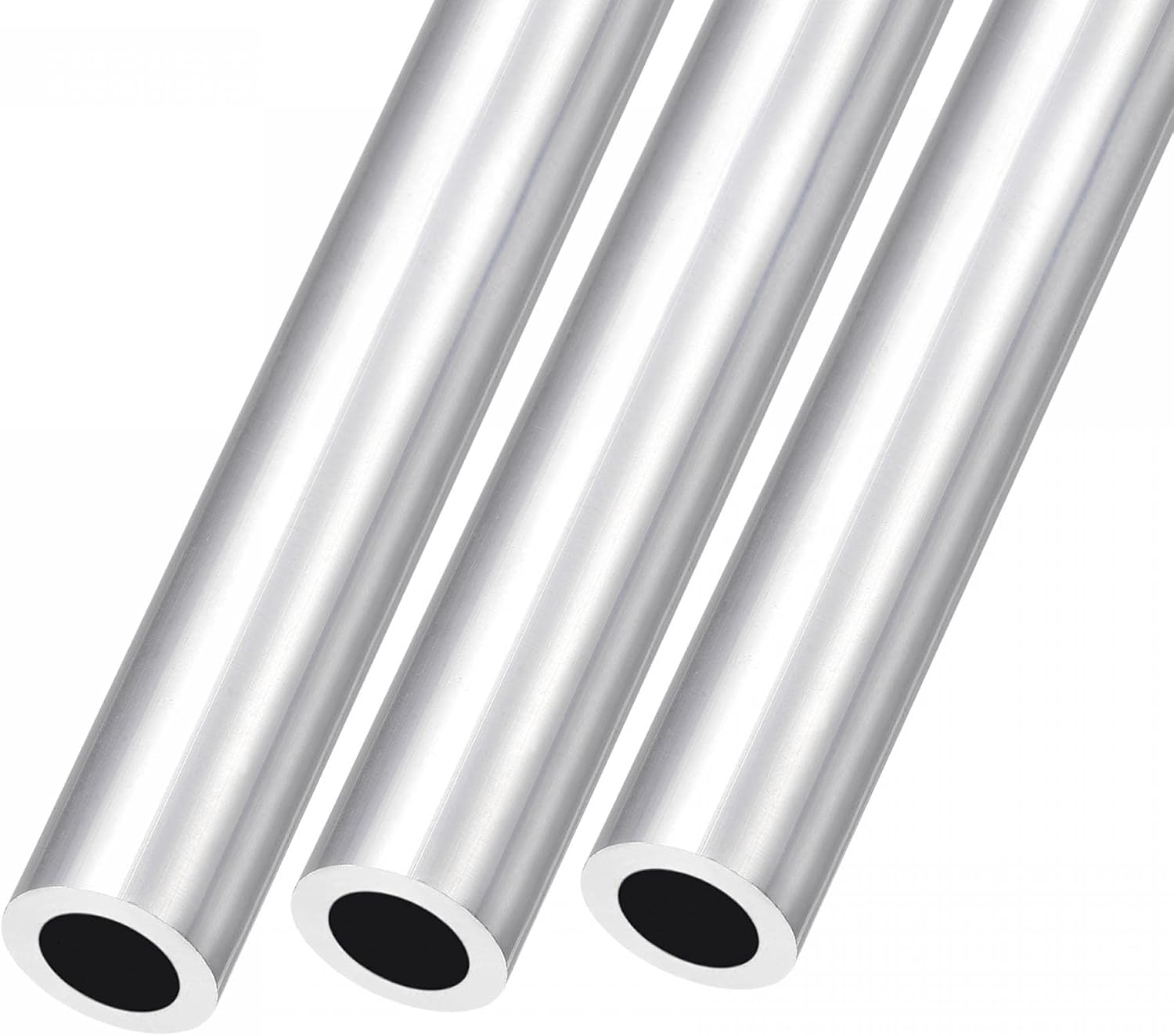 sourcing map 6063 Aluminum Tube (18mm OD x 12mm ID x 300mm L) 3Pcs ...