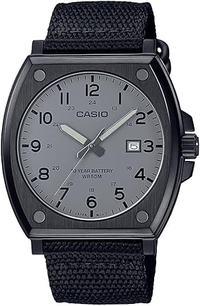 Amazon.com: Casio Men's Quartz 10-Year Battery Date Indicator 43.4mm ...