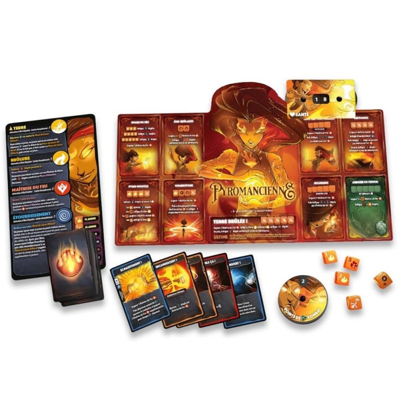 Lucky Duck Games – Dice Throne: Pyromancer vs Shadow Thief – Board Game ...