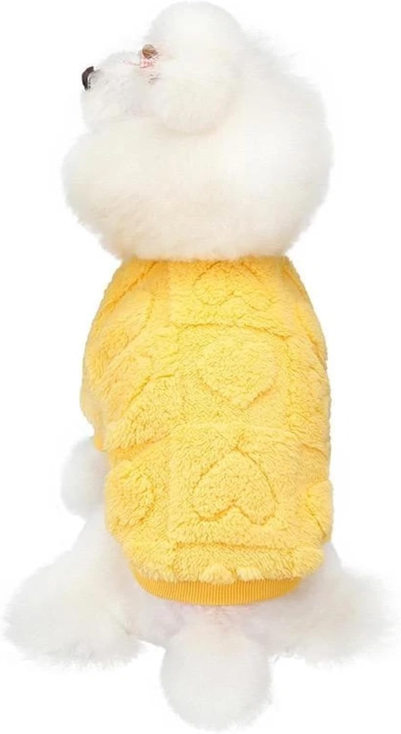 Amazon.com : Dog Sweater Heart - Puppy Sweaters Dogs Cats, Warm Soft ...