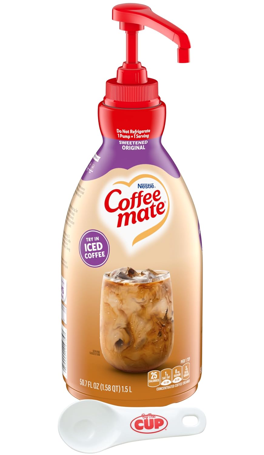 Amazon.com: Coffee mate Sweetened Original Liquid Concentrate, 1.5 ...