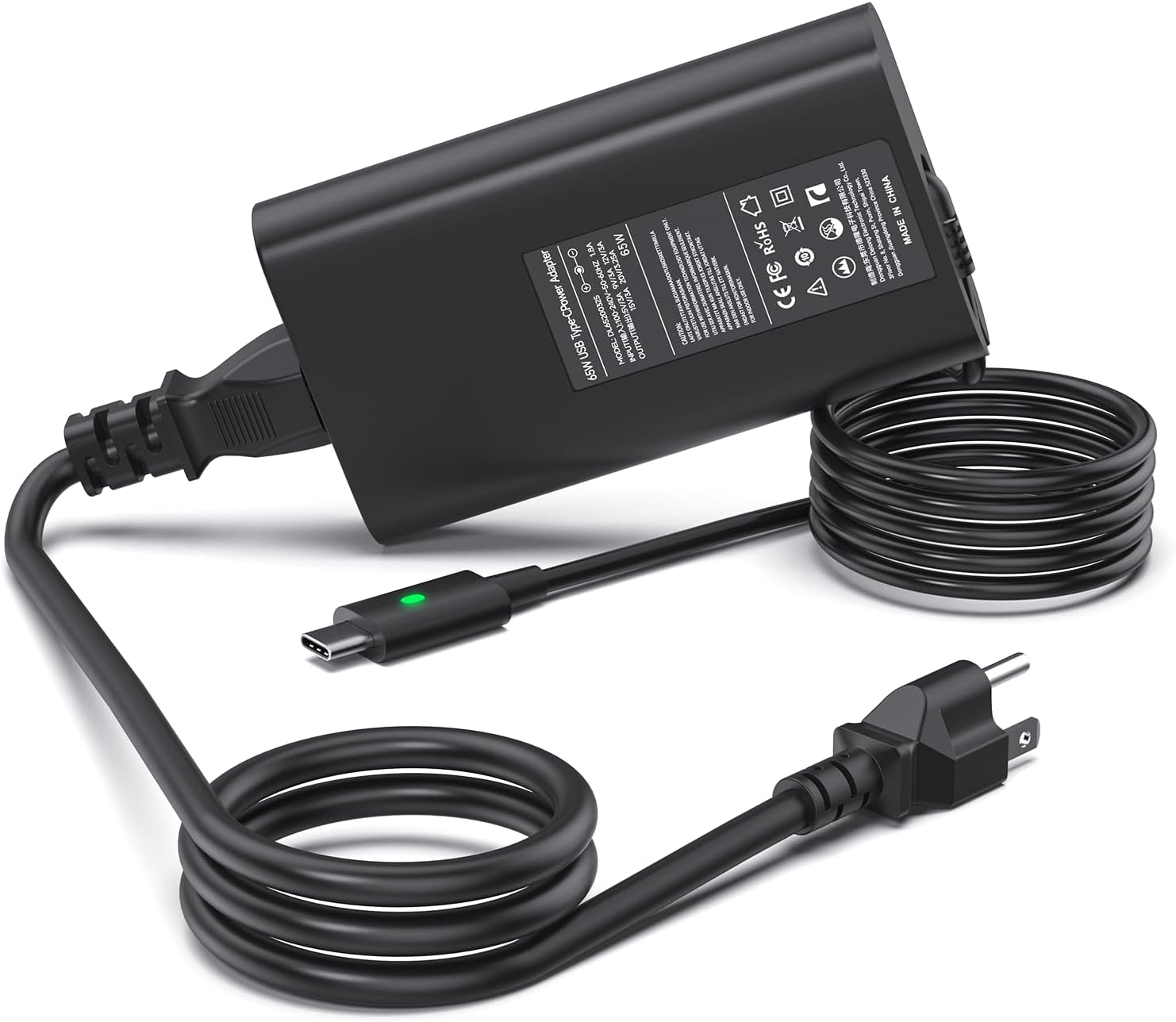 Amazon.com: 65W USB C Laptop Charger Dell, Computer Power Adapter ...