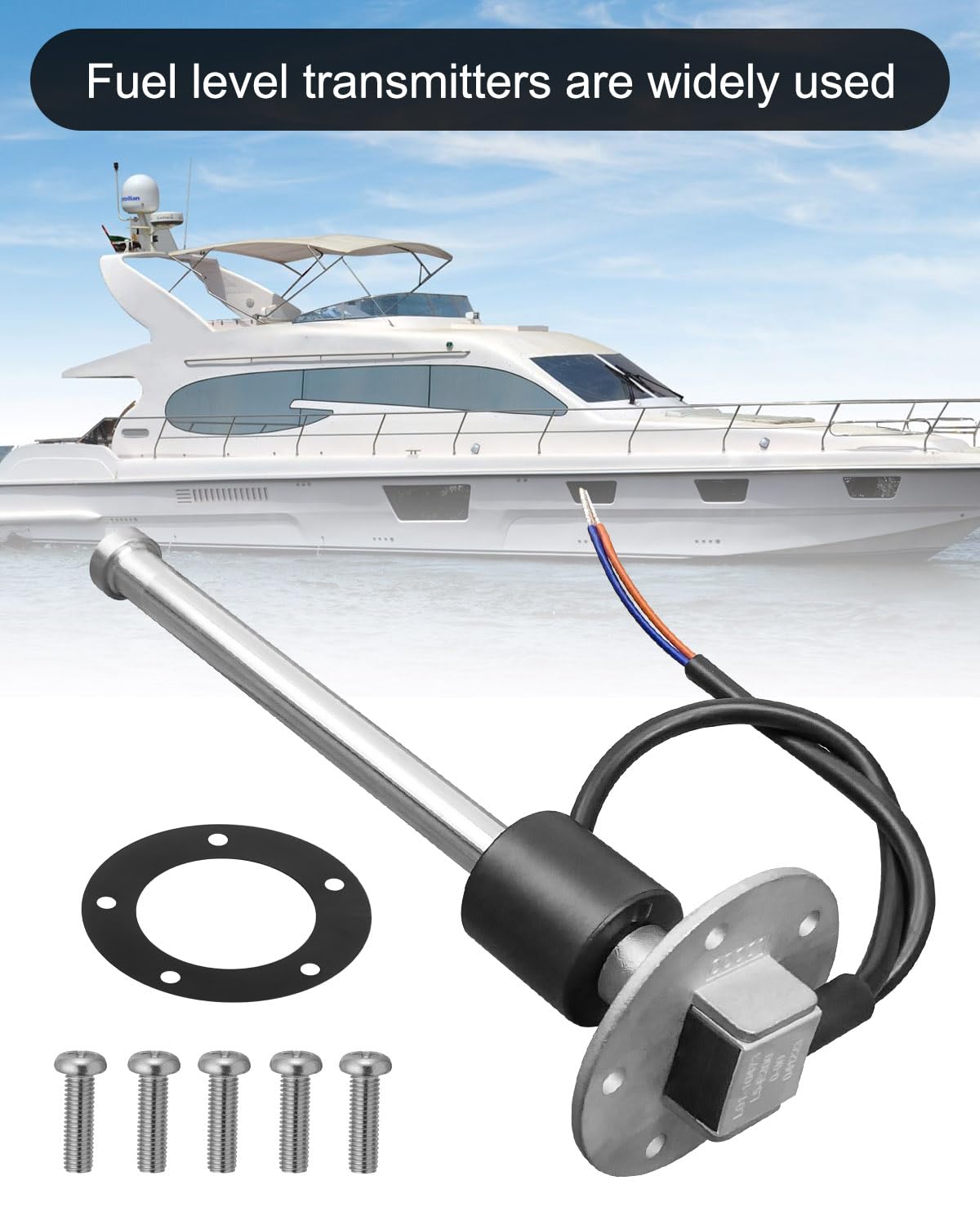 Fuel Sending Unit 0-90 Ohm - 290mm Stainless Steel Fuel Level Sensor ...
