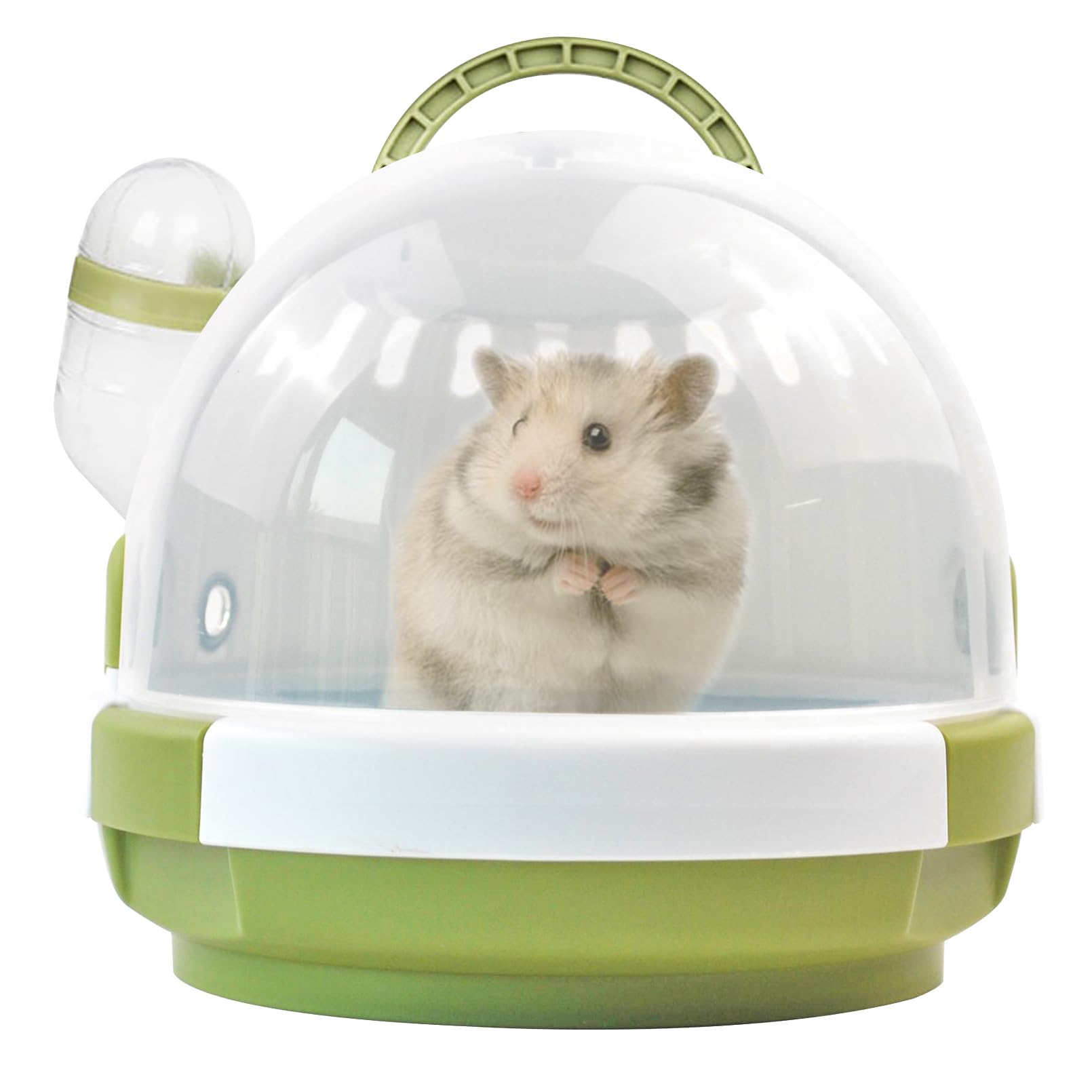 Amazon.com : MUYG Hamster Carrier Cage with Water Bottle,Portable Dwarf ...