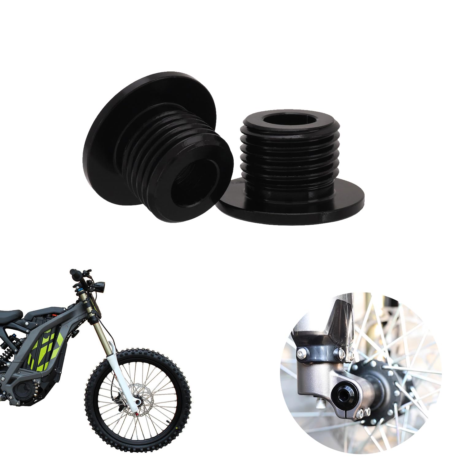 Buy M16x1.5 Front Fork Axle Nut for Surron,Front Wheel Axle Nuts Screws ...