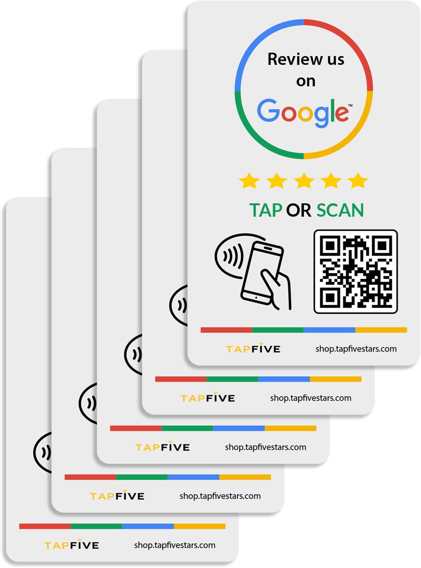 Amazon.com: ProsperQR - Google Review Sticker - QR Code Sticker, Easy ...