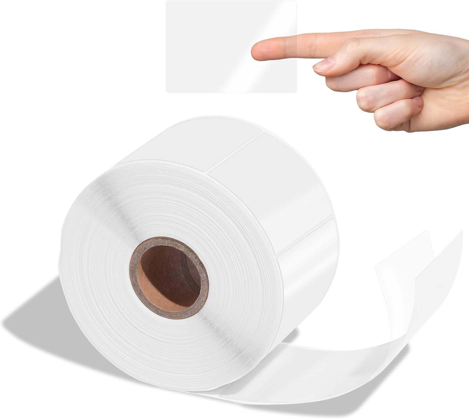 Aegis Adhesives - 2" X 3" Clear Rectangle Labels - Transparent Stickers ...