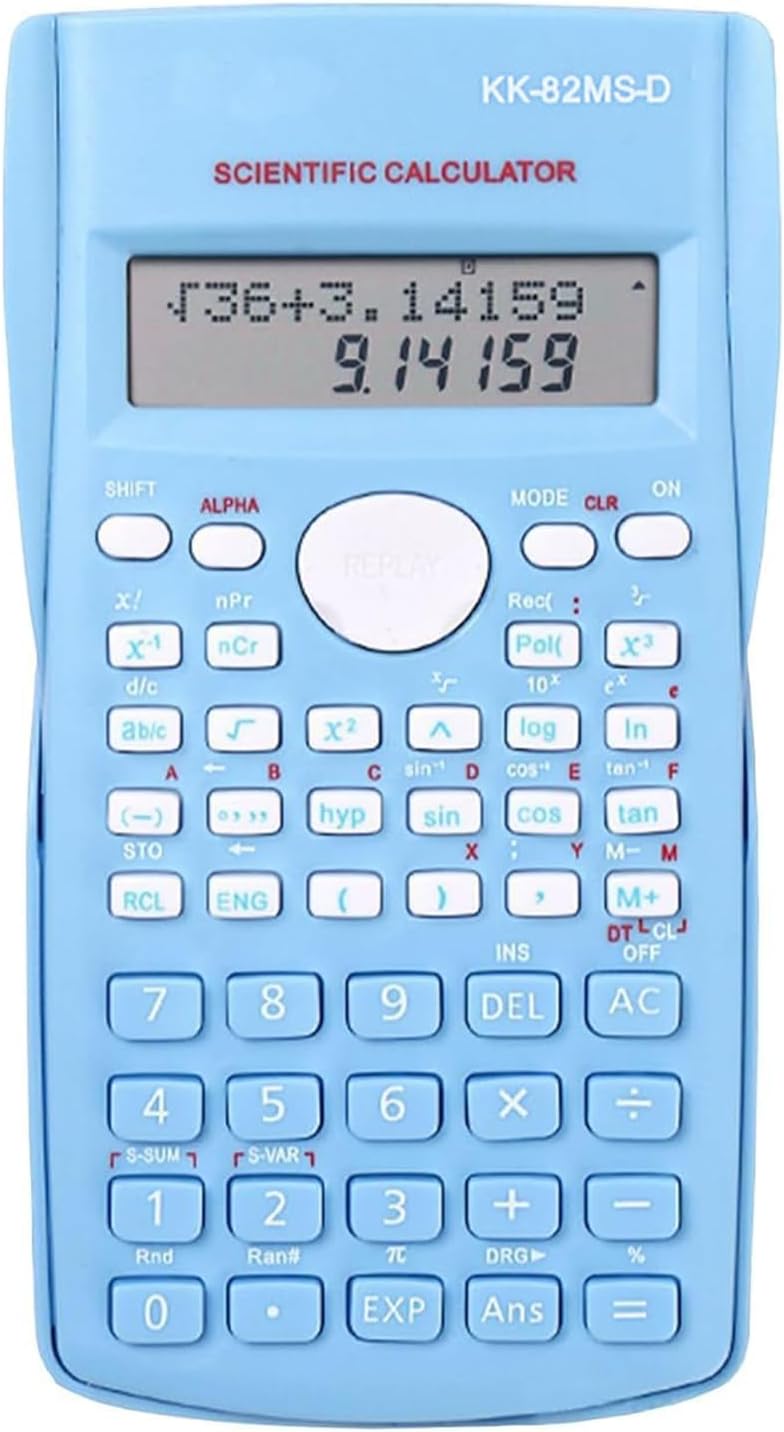 KK-82MS-D Portable Scientific Calculator Engineering Scientific Functional Calculator with 240 ...