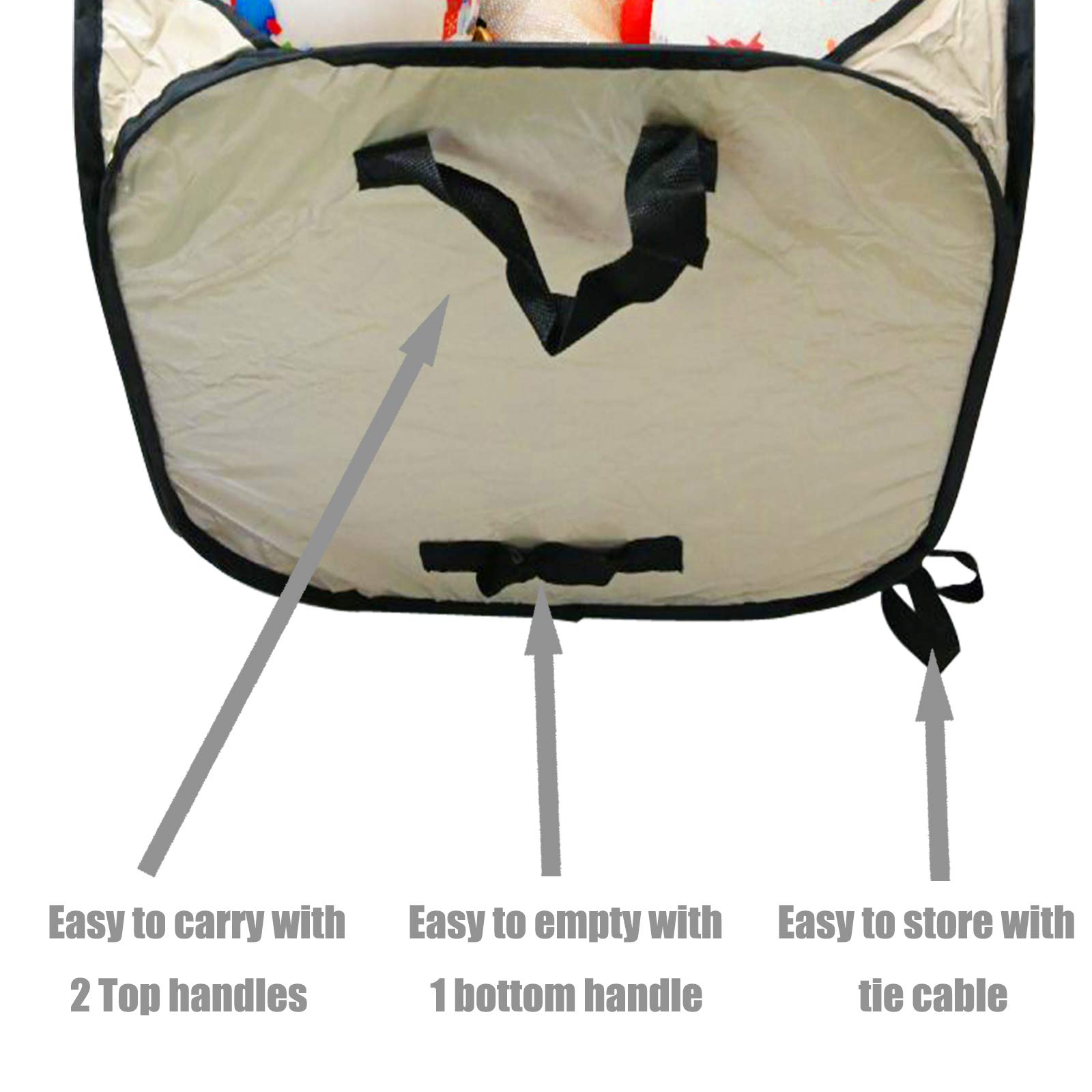 Garden Debris Bags 72 Gallon Garden Tote Bag - Reusable Heavy Duty ...