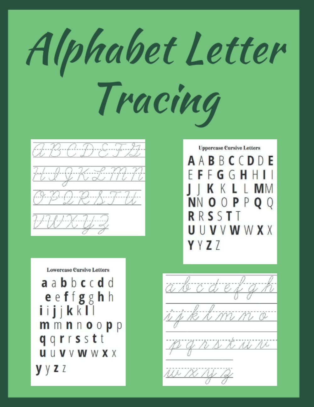 Buy Alphabet Letter Tracing: Start to learn writing in cursive letters ...