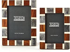 Amazon.com: Two's Company Tozai Block Art Frames, Set of 2 : Home & Kitchen