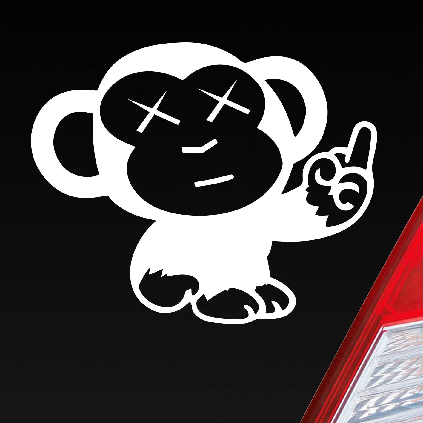 Hellweg Druckerei AFFE Mittelfinger Fun Tier Motorrad Monkey Ape Auto ...