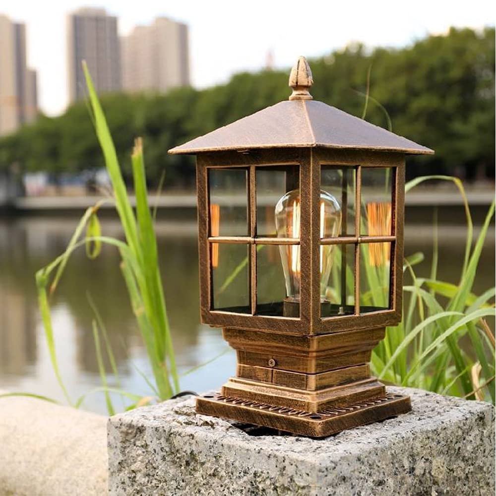 Outdoor Pedestal Lanterns Exterior Pedestal Light Fitting IP44 Ideal