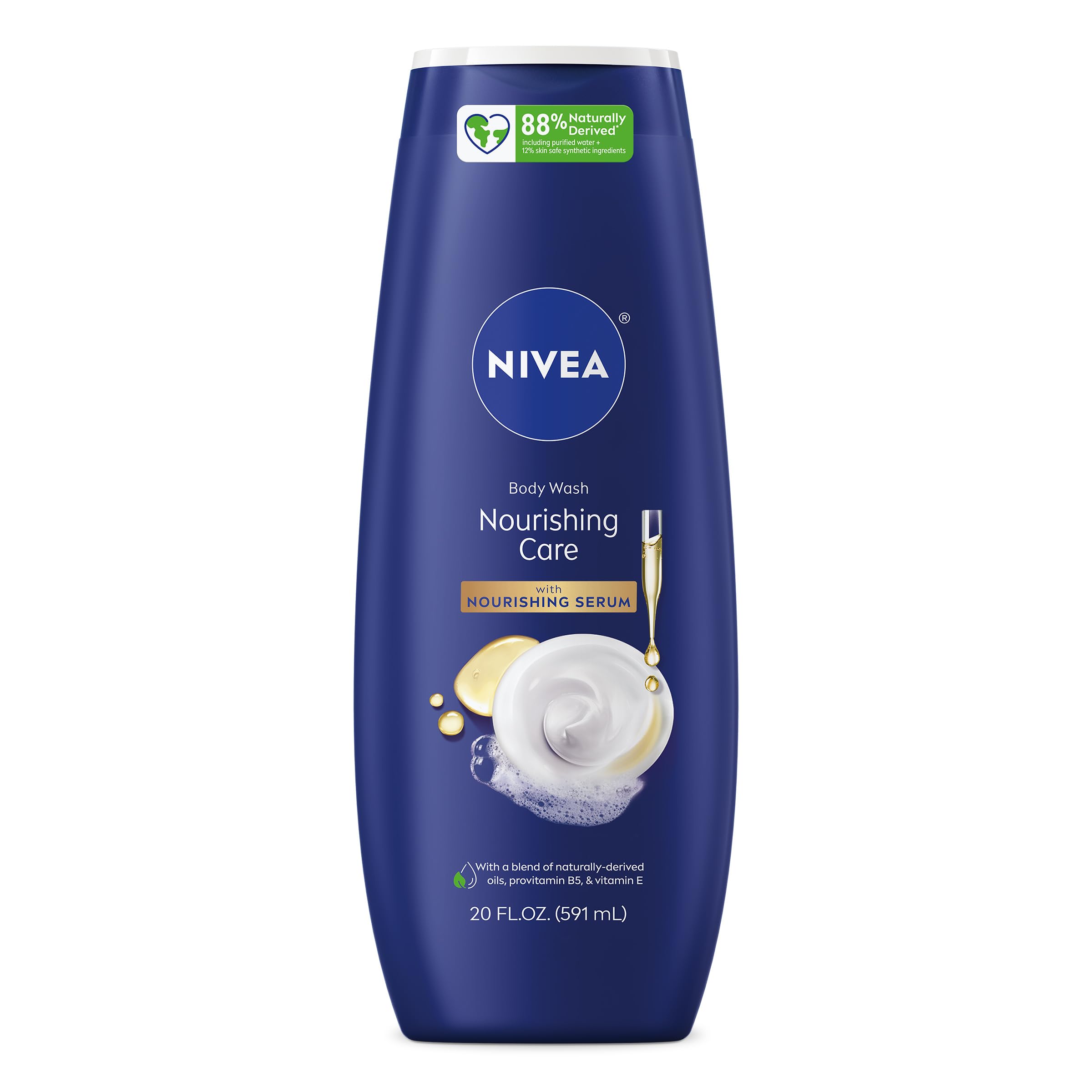 Amazon.com: NIVEA Nourishing Care Body Wash with Nourishing Serum, 20 ...