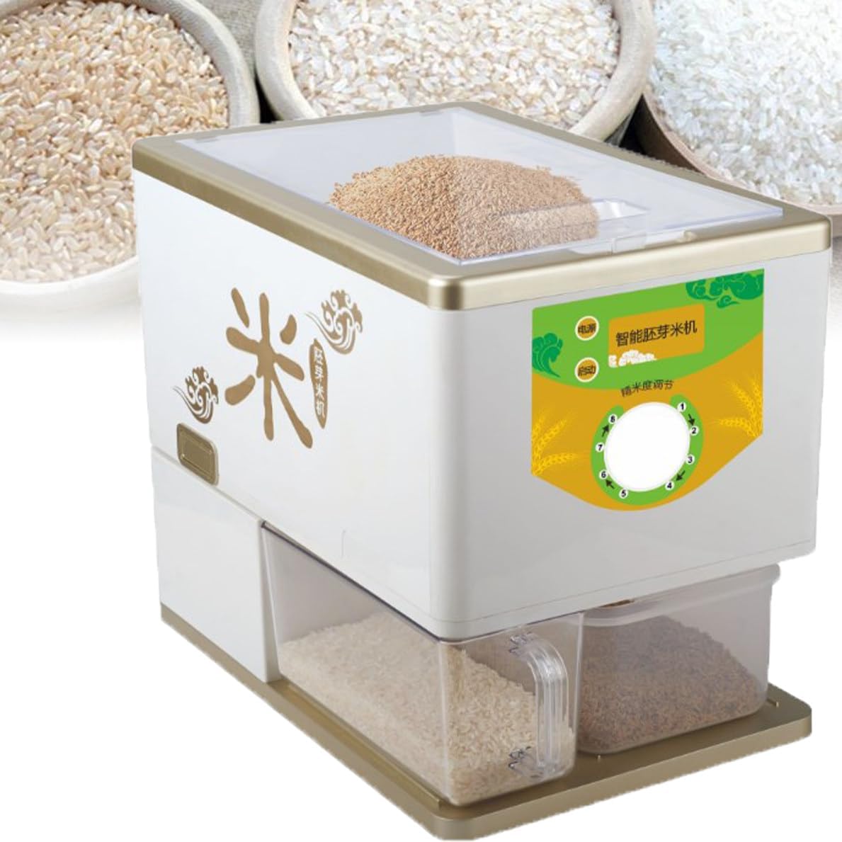 High Speed Electric Grain Mill Household Electric Rice Peeling Machine ...