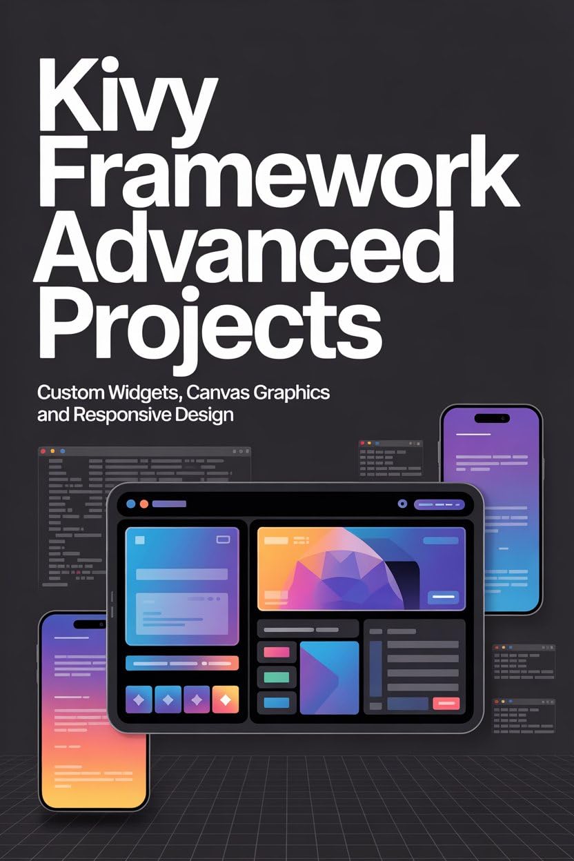 KIVY FRAMEWORK ADVANCED PROJECTS: Custom widgets canvas graphics and responsive design eBook ...