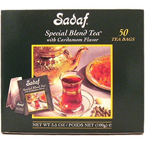 Amazon.com : Tea Bag with Cardamom Flavor - Sadaf Special Blend Tea ...