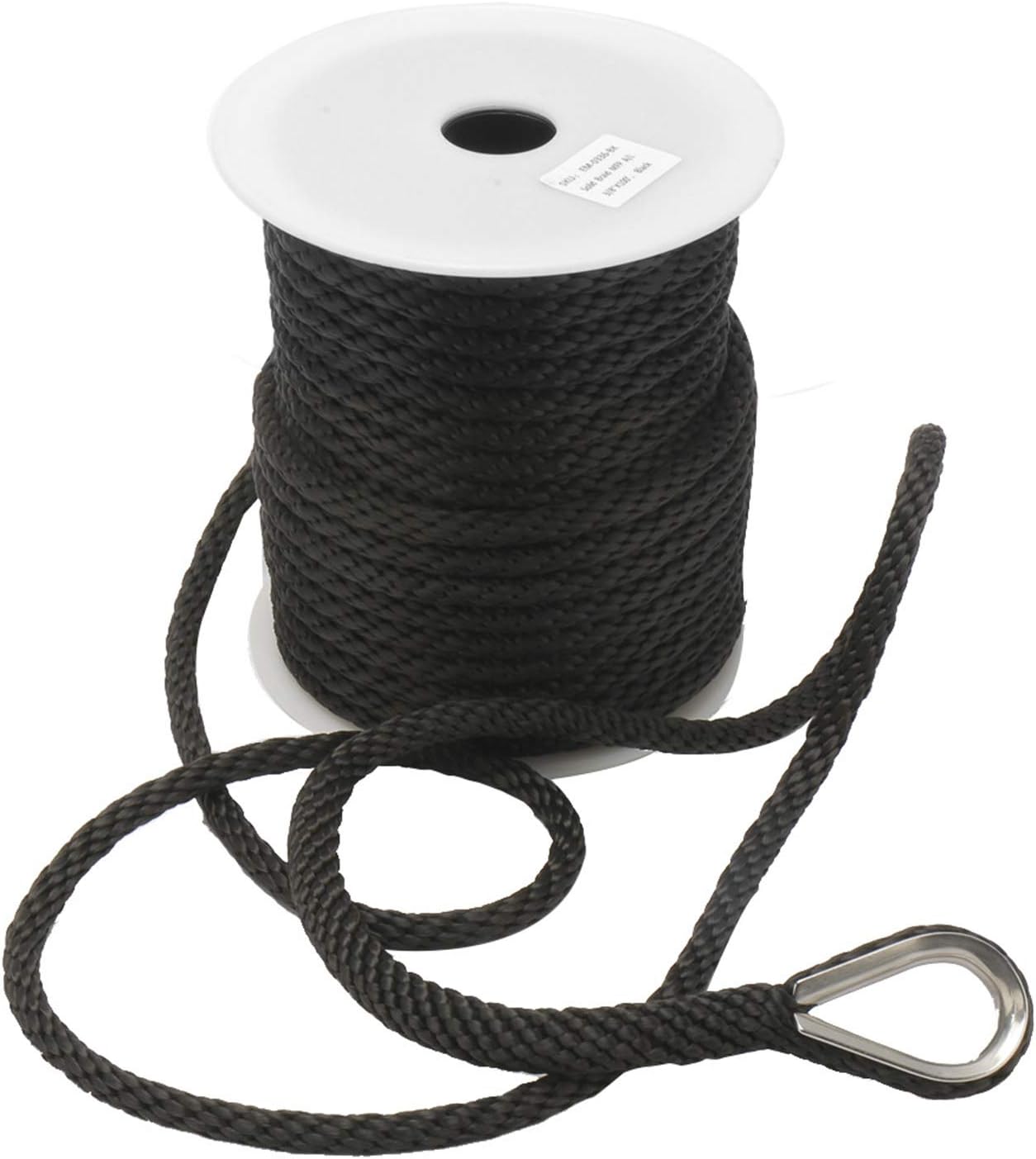 Amazon.com: YaeMarine 3/16" x 100' Boat Marine Premium Anchor Rope ...